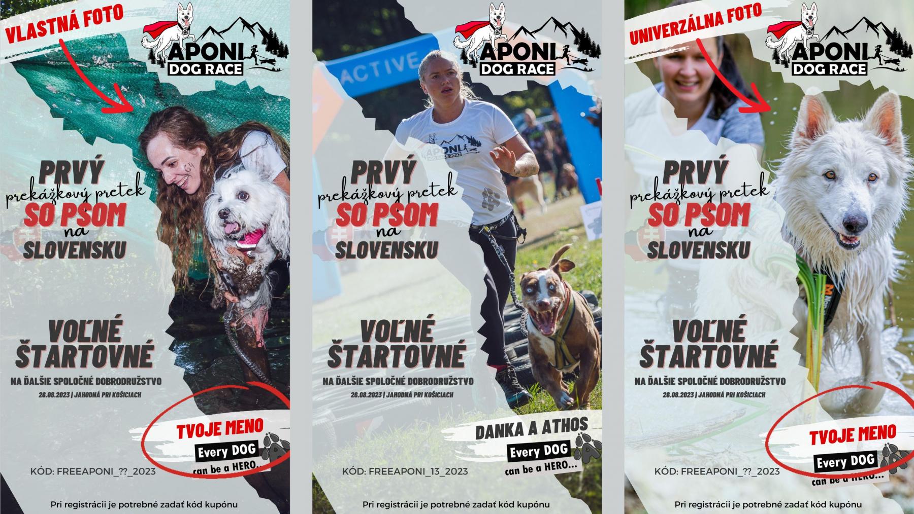 Darčekový poukaz na APONI DOG RACE 2023