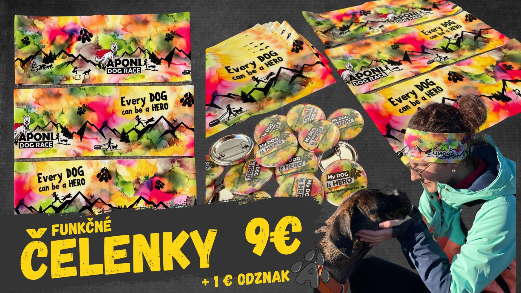 Funkčné čelenky Every DOG can be a HERO